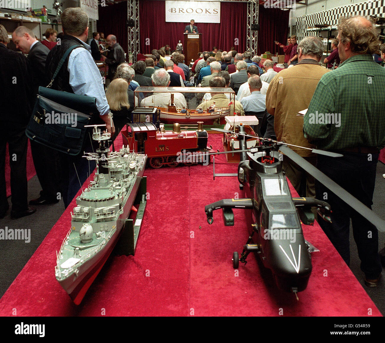 Meticulously-detailed models on display during the Toy and Model Sale ...