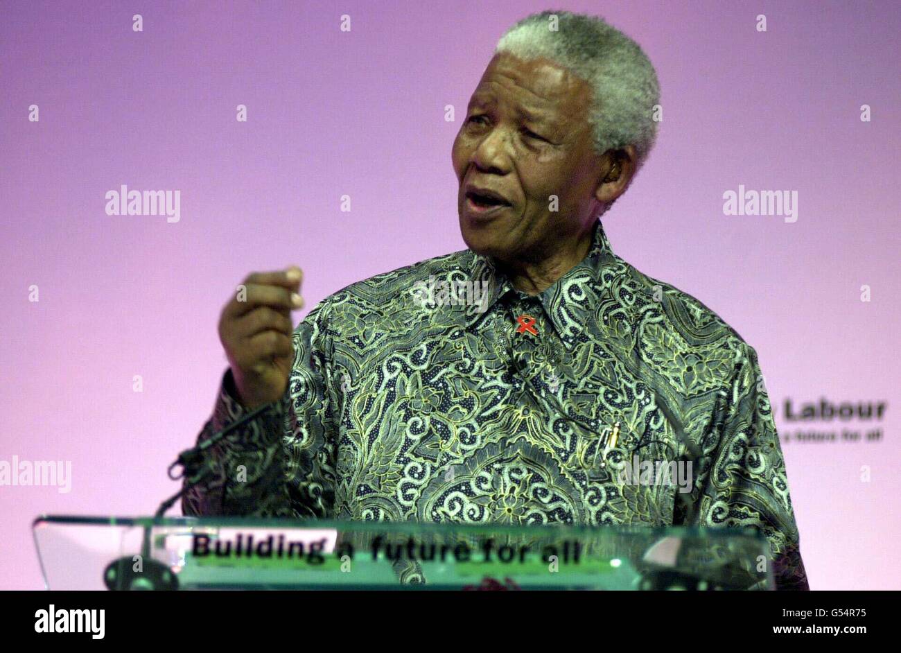 President Nelson Mandela Speech High Resolution Stock Photography and ...