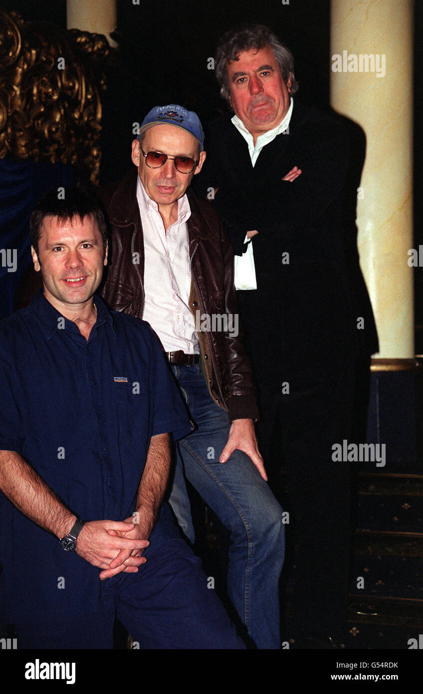 Former Monty Python actor Terry Jones (right) Film Director Julian ...