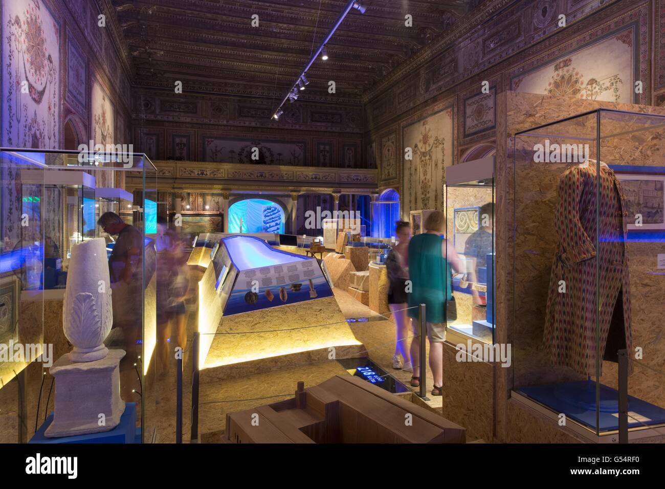 The Archaeological Museum in Valletta, the capital of Malta. The photo ...
