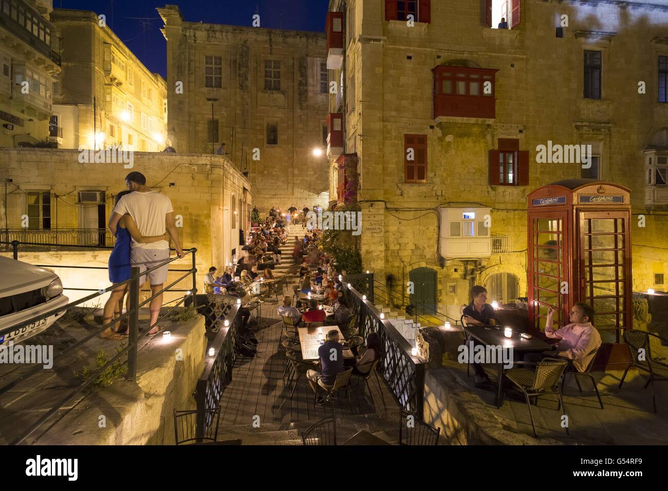 The Bridge Bar above the Victoria Gate in Valletta, the capital of ...