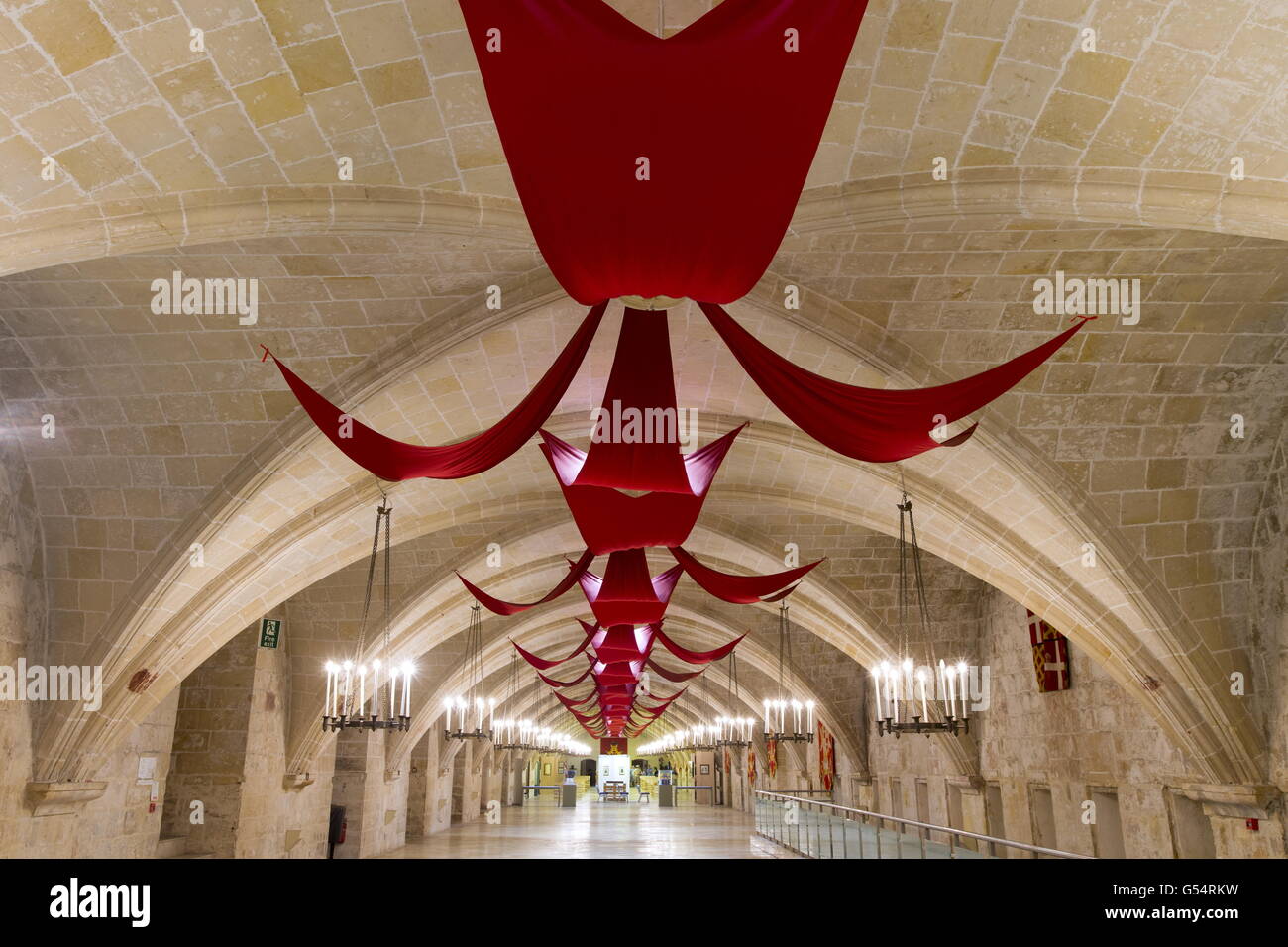 The Sacra Infermia (old hospital) in Valletta, the capital of Malta ...
