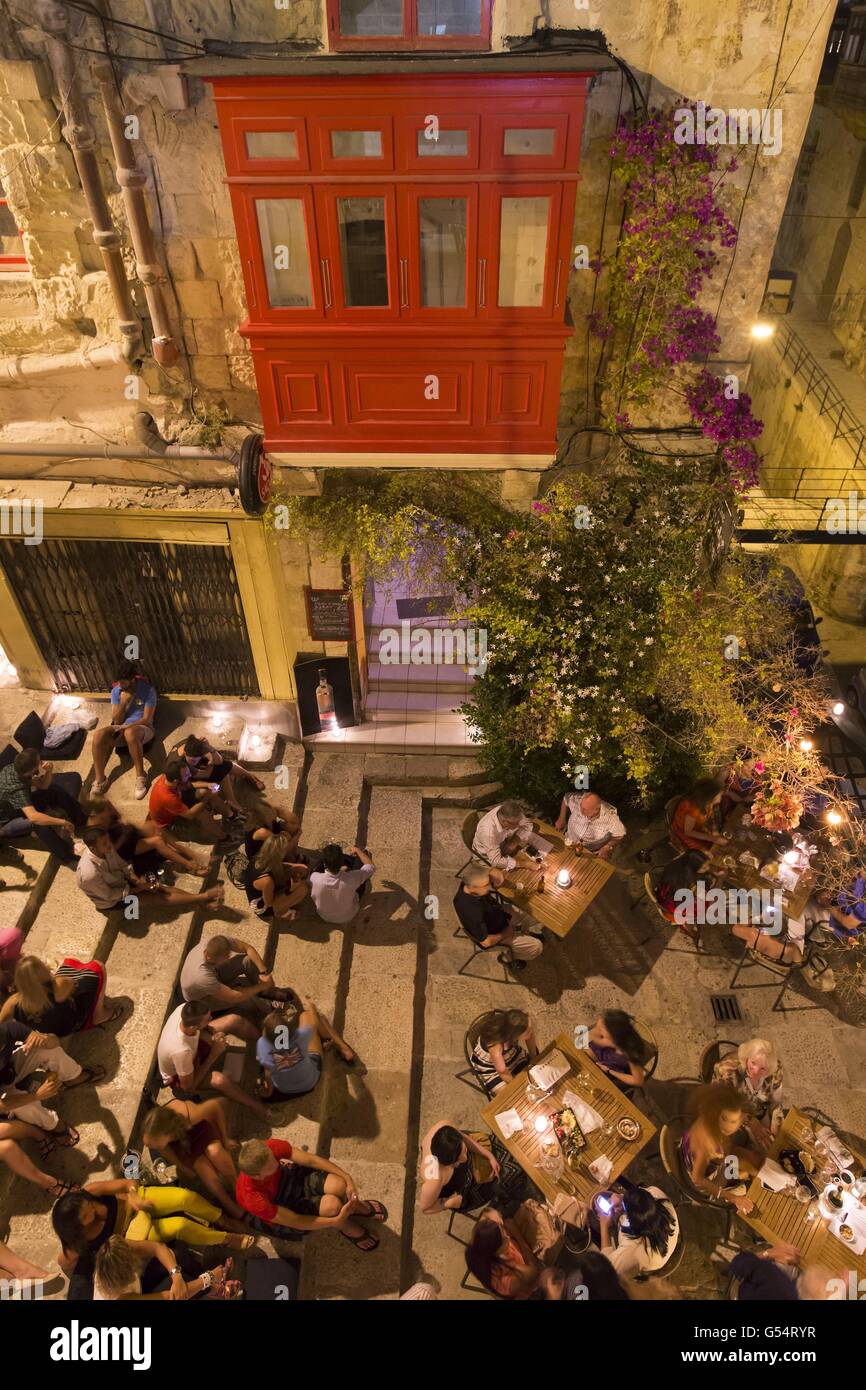 The Bridge Bar above the Victoria Gate in Valletta, the capital of ...