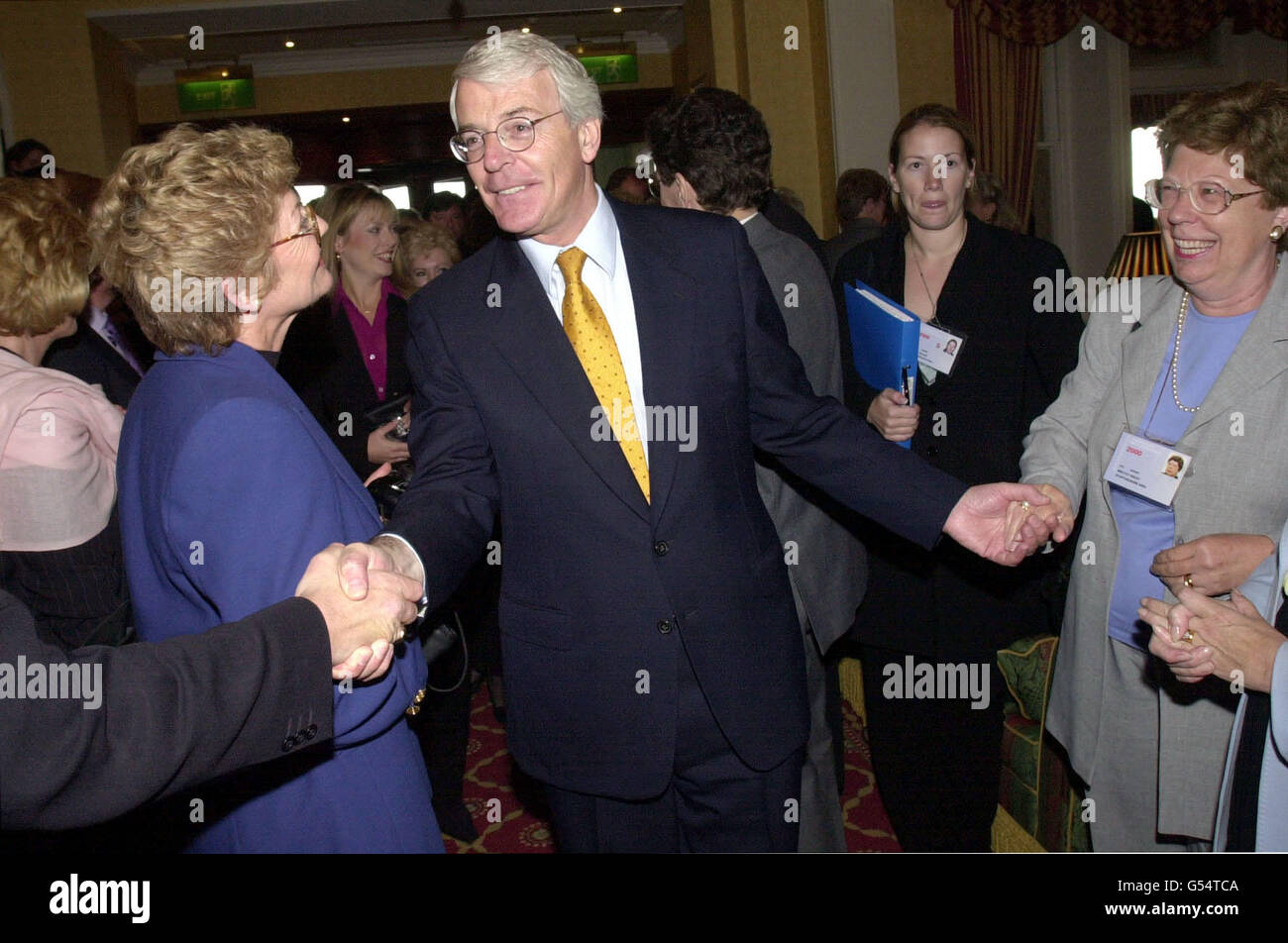 Tory Conference John Major Stock Photo - Alamy