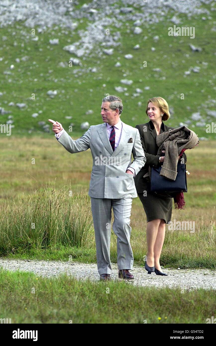 Prince wales visit malham hi-res stock photography and images - Alamy
