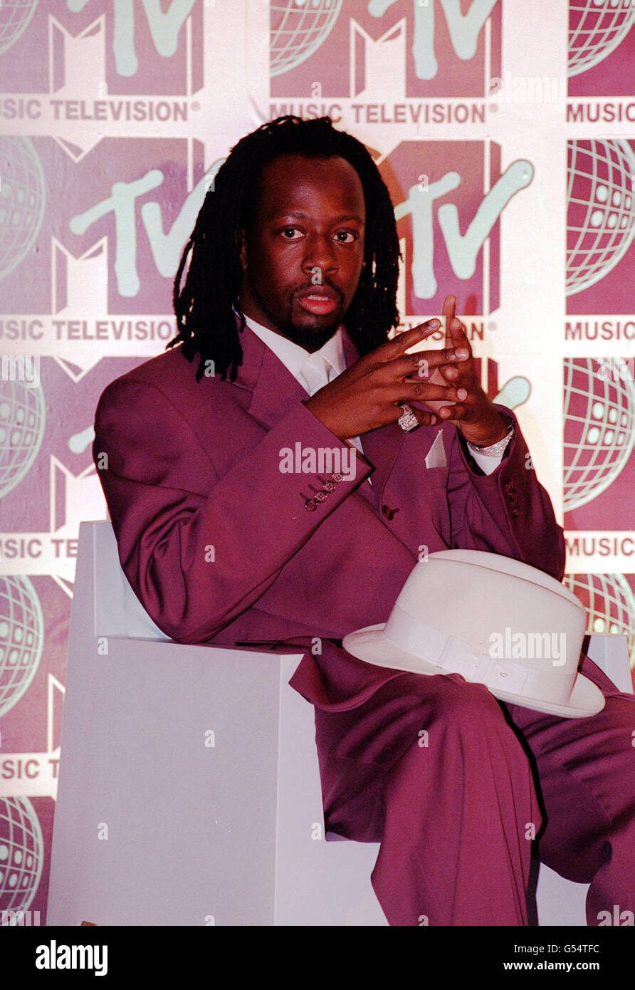 MTV Awards Wyclef Jean Stock Photo - Alamy