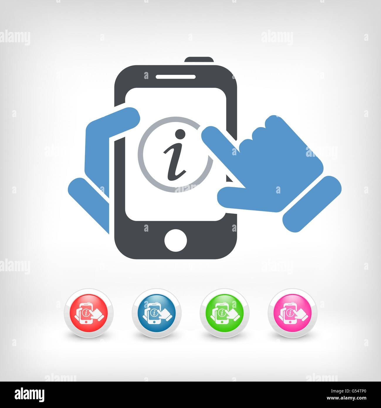 Info mobile device Stock Vector Image & Art - Alamy