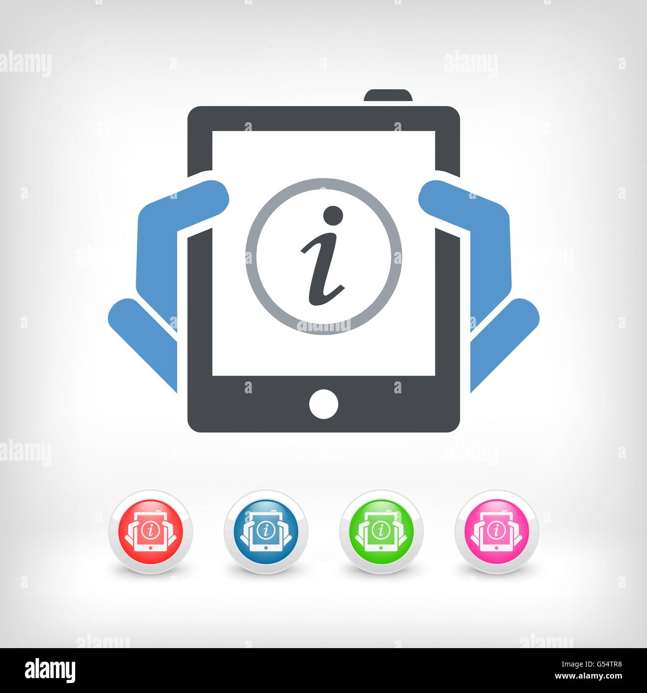 Info mobile device Stock Vector Image & Art - Alamy