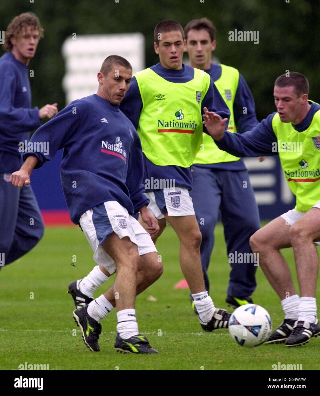Jamie carragher gary neville hi-res stock photography and images - Alamy