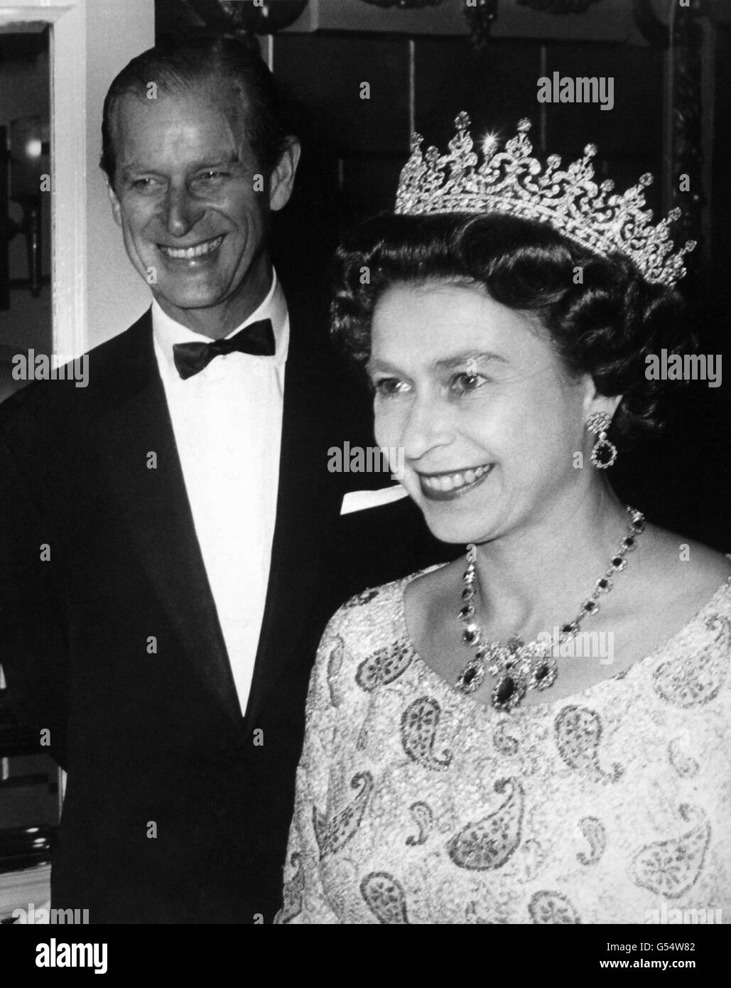 Royalty - Queen Elizabeth II and the Duke of Edinburgh Stock Photo - Alamy