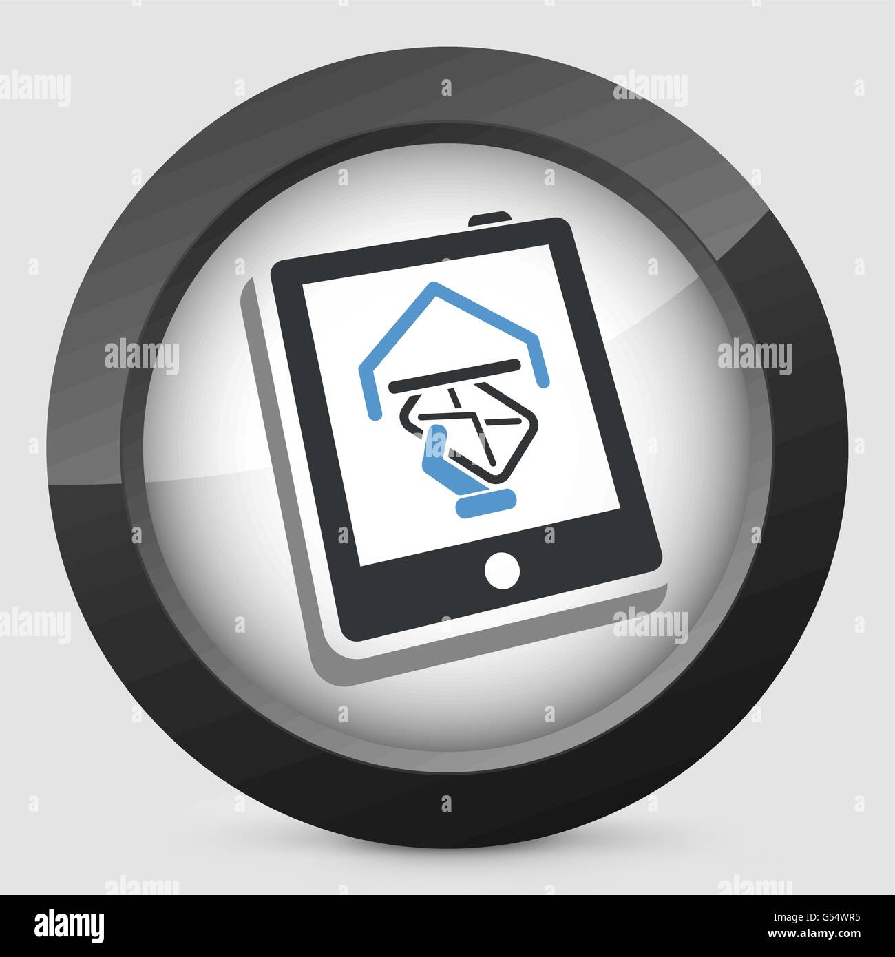 Tablet mail icon Stock Vector Image & Art - Alamy