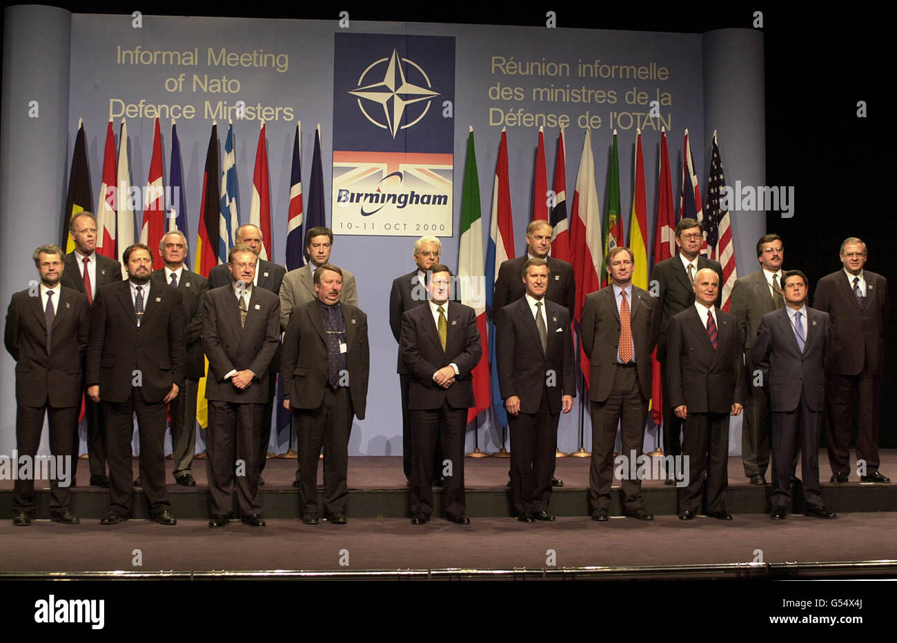 Nato meeting group shot Stock Photo - Alamy