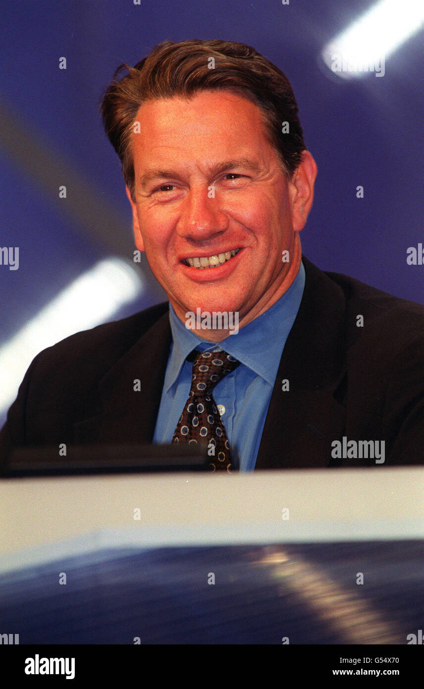 Shadow Chancellor Michael Portillo at the Conservative Party Conference ...