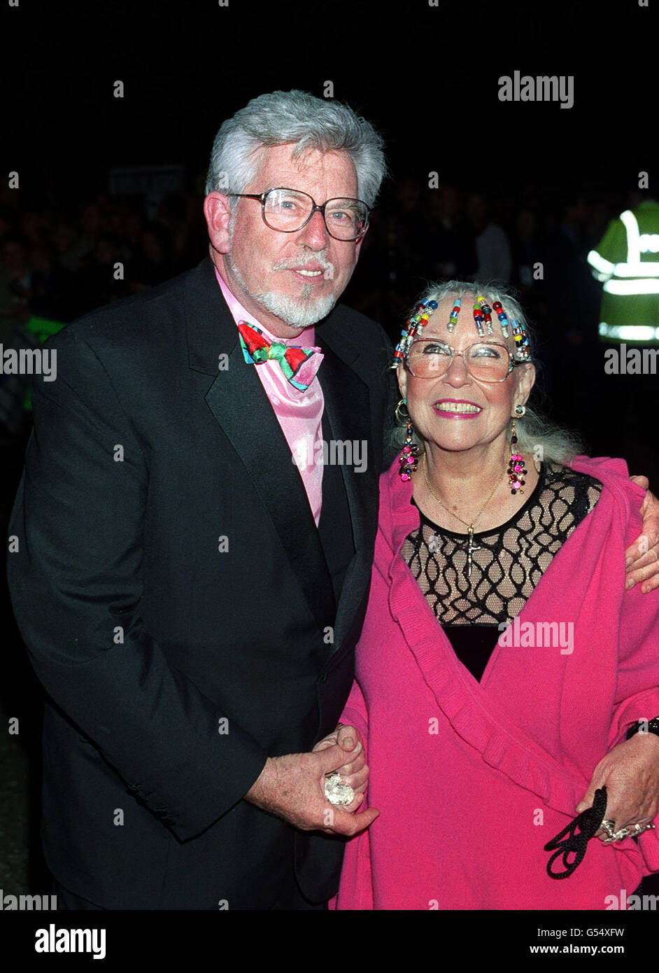 TV presenter Rolf Harris with his wife Alwen arriving at the National ...