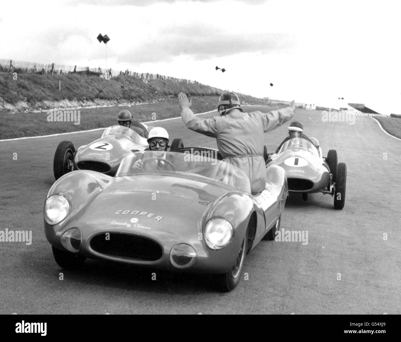 Motor Racing - Brands Hatch Training School Stock Photo - Alamy