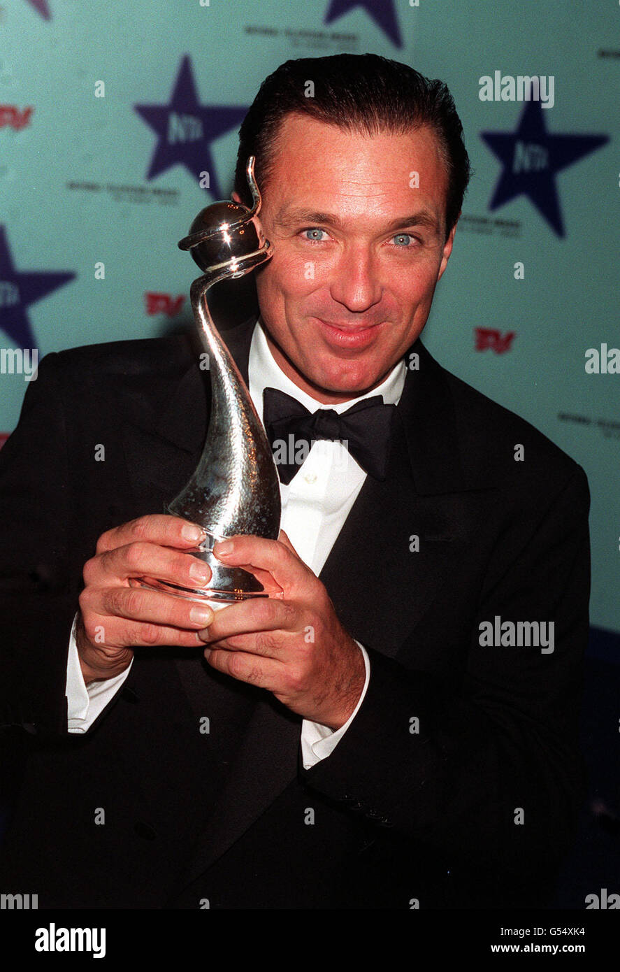 Actor Martin Kemp with the Most Popular Actor Award he received at the ...