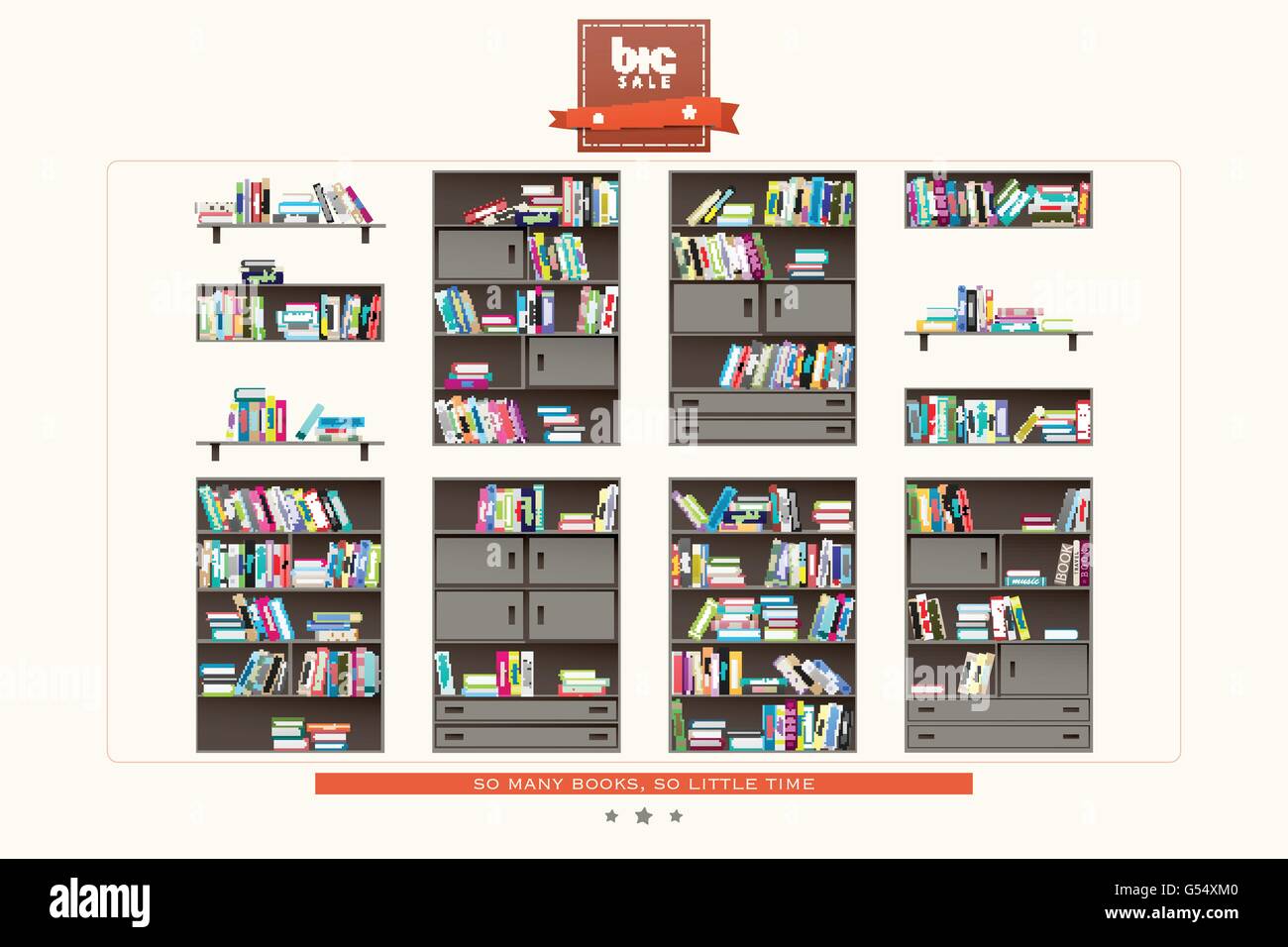 Stack vintage colorful books Stock Vector Images - Alamy