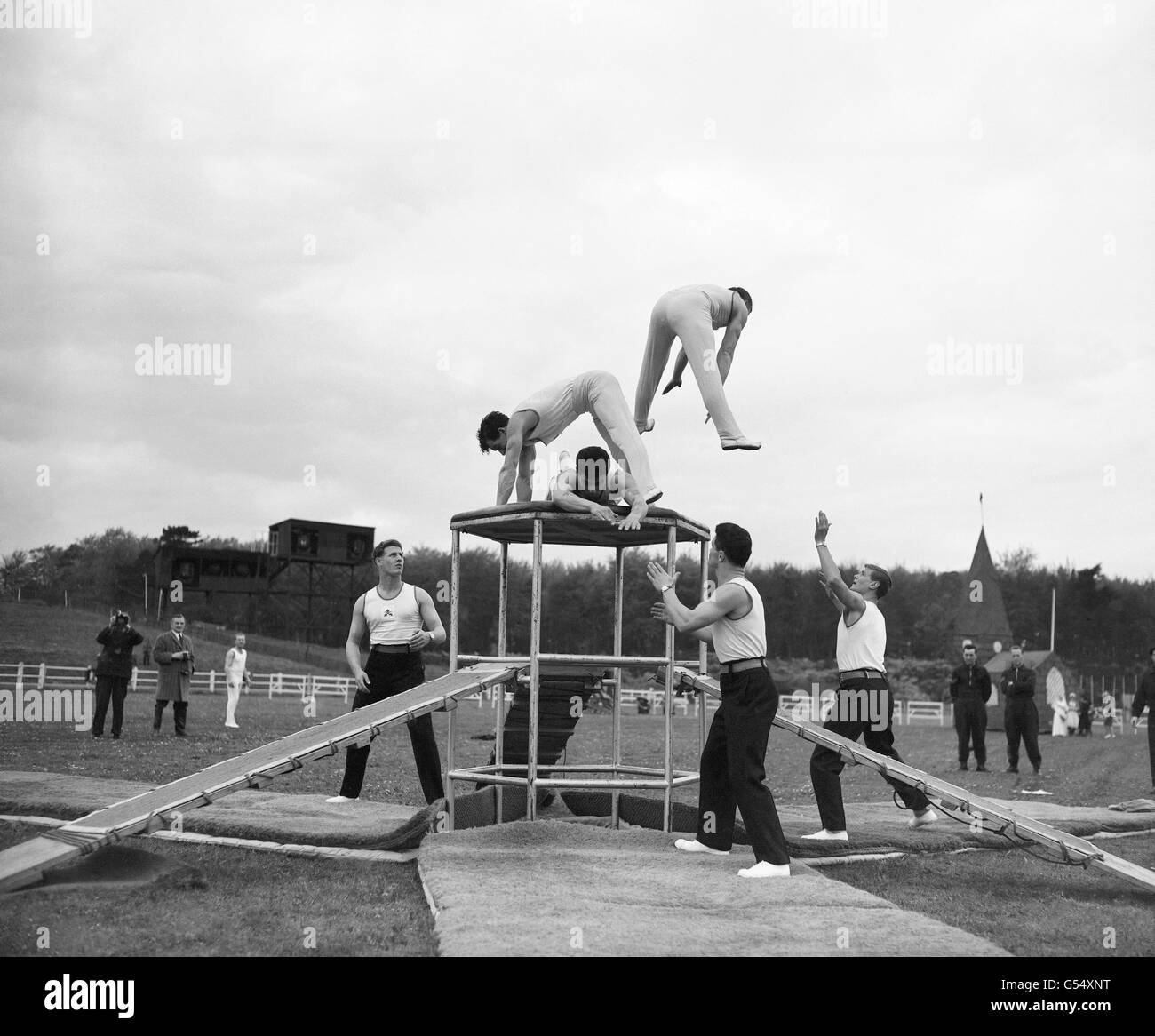 Gymnastics - Aldershot Tattoo - Army Physical Corps - Rushmoor Arena. A ...