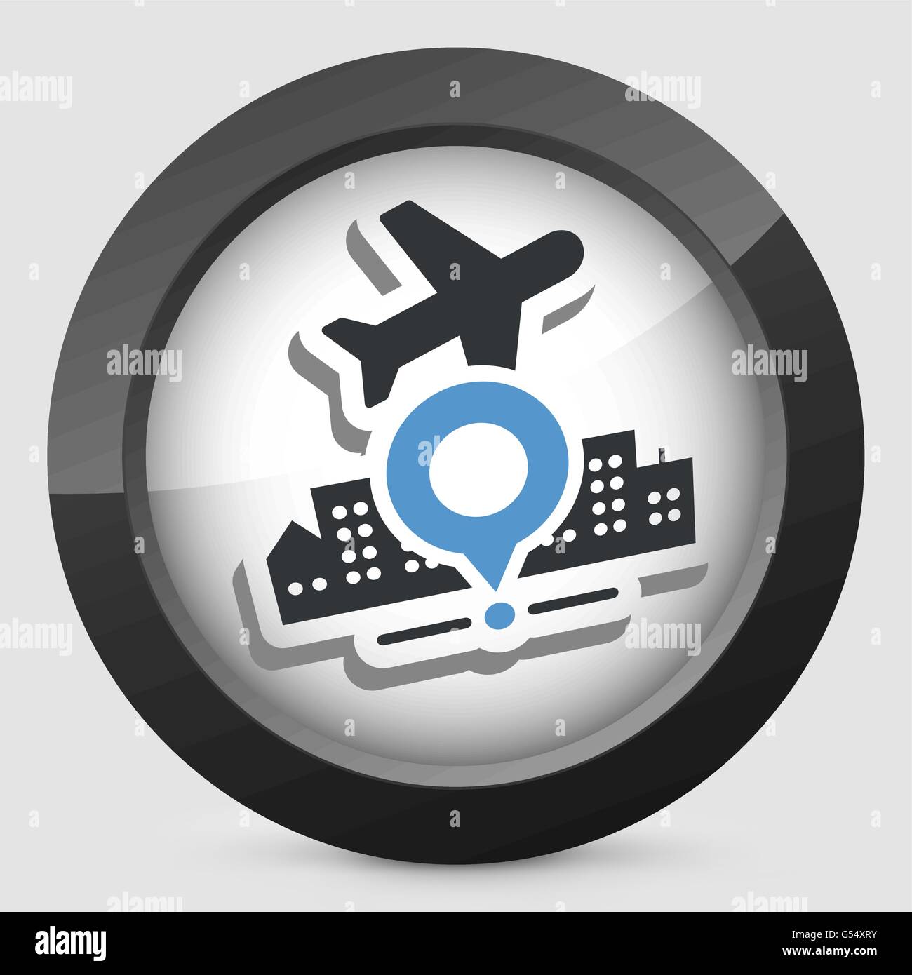 Travel point map Stock Vector Image & Art - Alamy