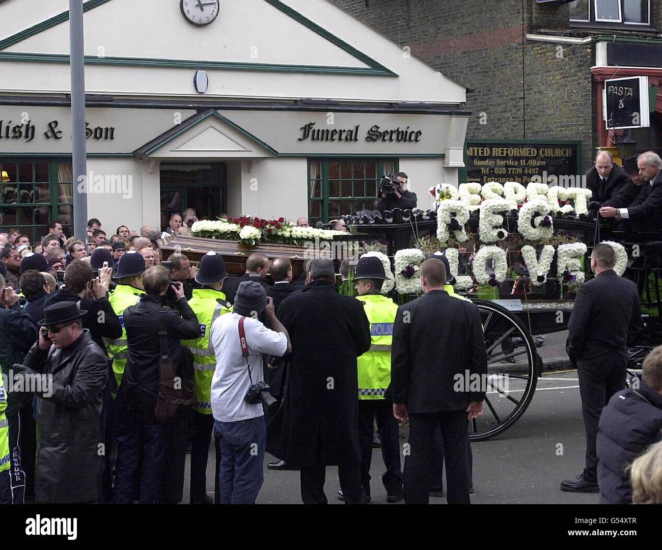 Ronnie Krays Funeral High Resolution Stock Photography and Images - Alamy
