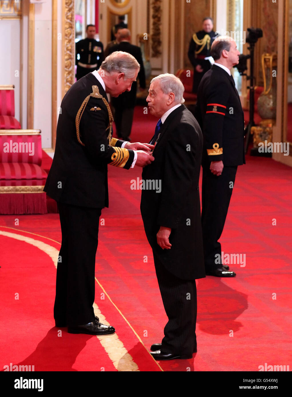 Harold (Dickie) Bird from Barnsley is made an Officer of the British ...