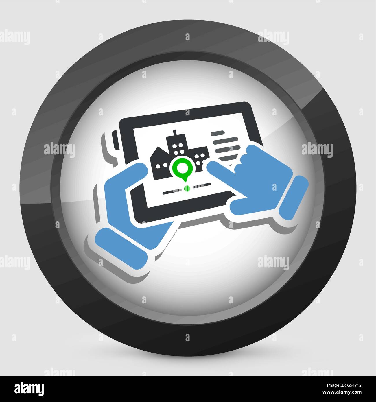 Map navigator web Stock Vector Image & Art - Alamy