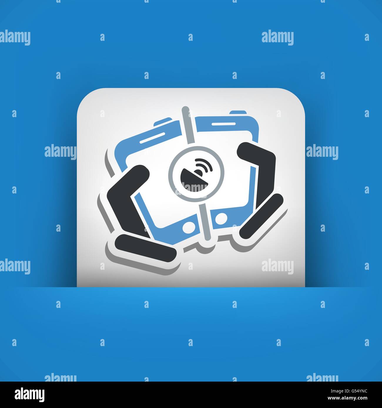 Mobile connection icon Stock Vector Image & Art - Alamy