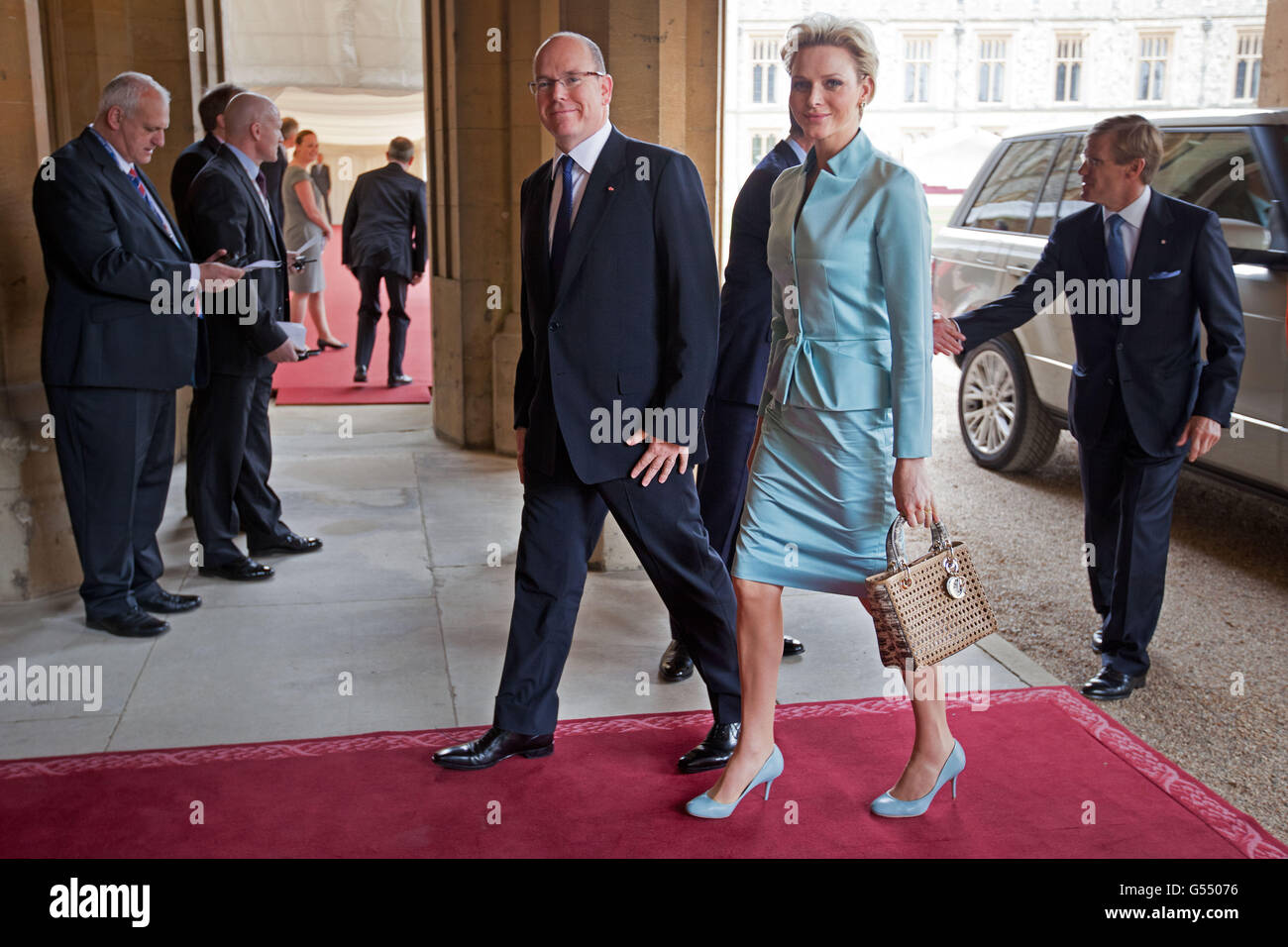 Princess charlene monaco queen elizabeth hi-res stock photography and ...
