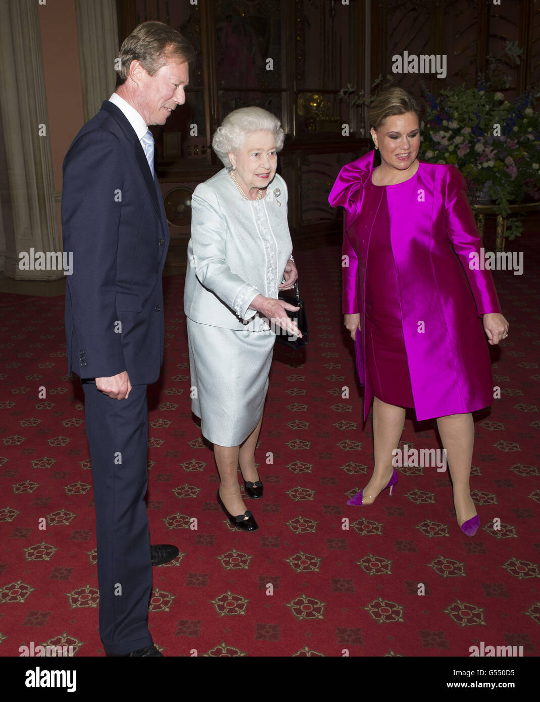 Grand-Duke Henri and Grand-Duchess Maria Teresa of Luxembourg arrive at ...