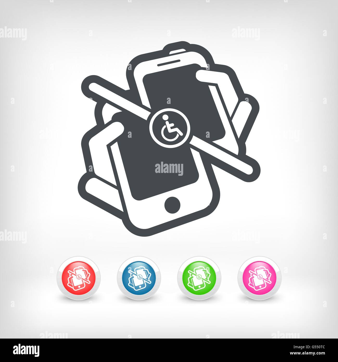 Disabled people connection Stock Vector Image & Art - Alamy