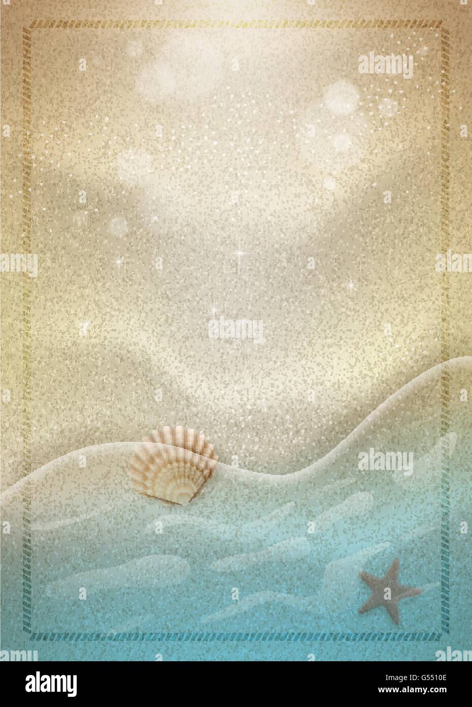 Summer beach sand. Vector summer concept background for your summer ...