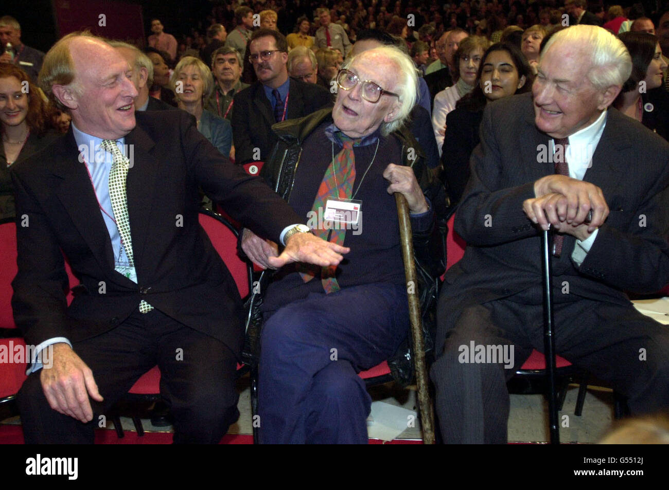 Labour Conf former leaders Stock Photo - Alamy