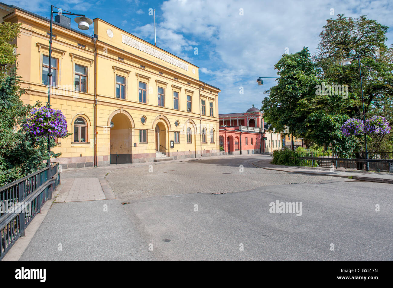 House of Swartz in the historic Knäppingsborg city block in Norrkoping ...