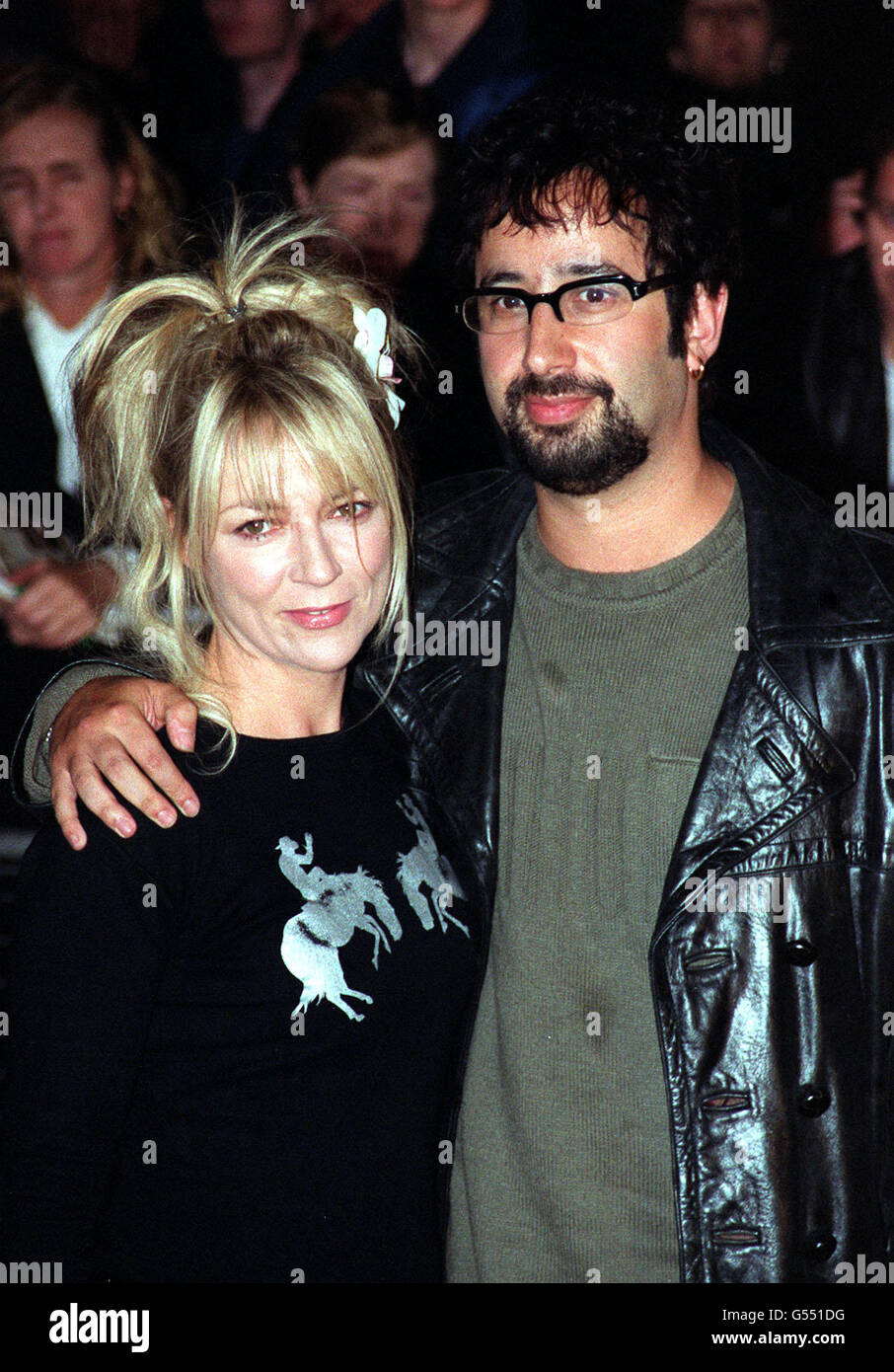 Comedian David Baddiel and girlfriend Morwenna arriving for the ELLE ...