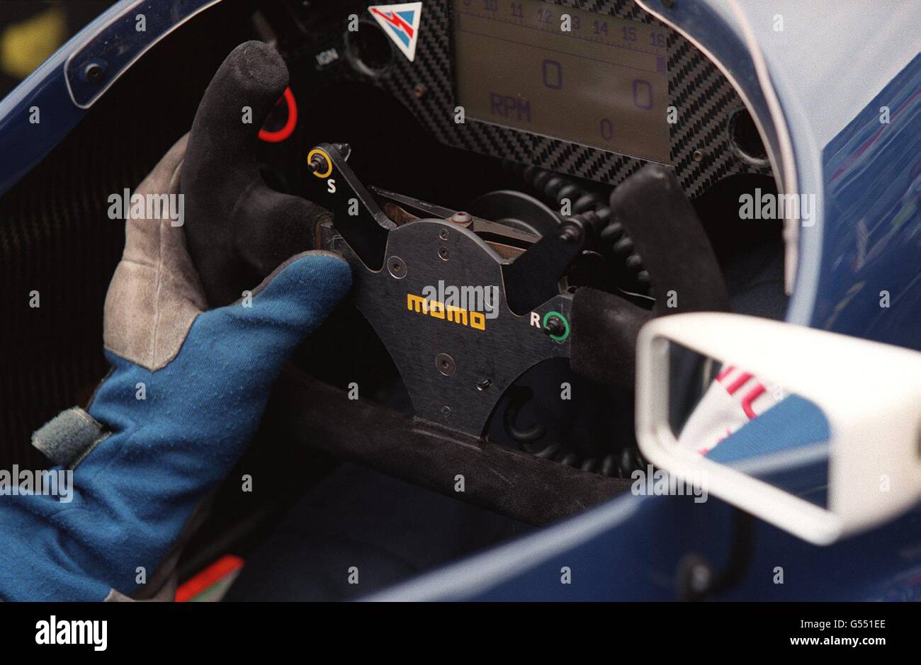 ITALIAN GRAND PRIX. SAUBER STEERING WHEEL Stock Photo - Alamy