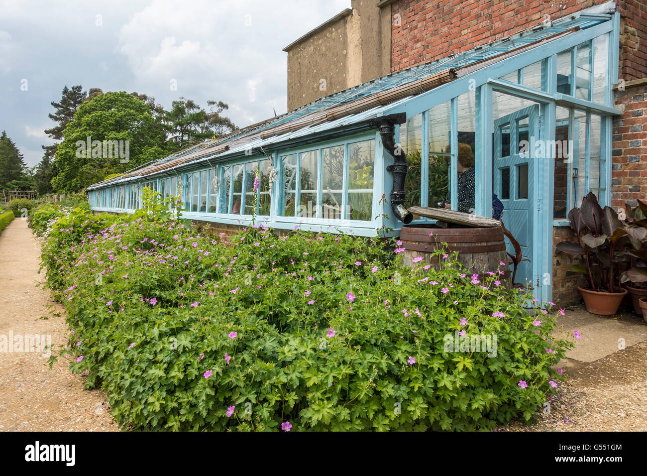 Greenhouse in Kitchen Garden Downe House Downe Kent Charles Darwin Home ...