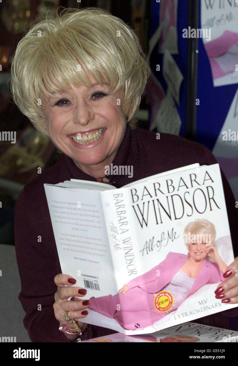 Eastenders star barbara windsor hi-res stock photography and images - Alamy
