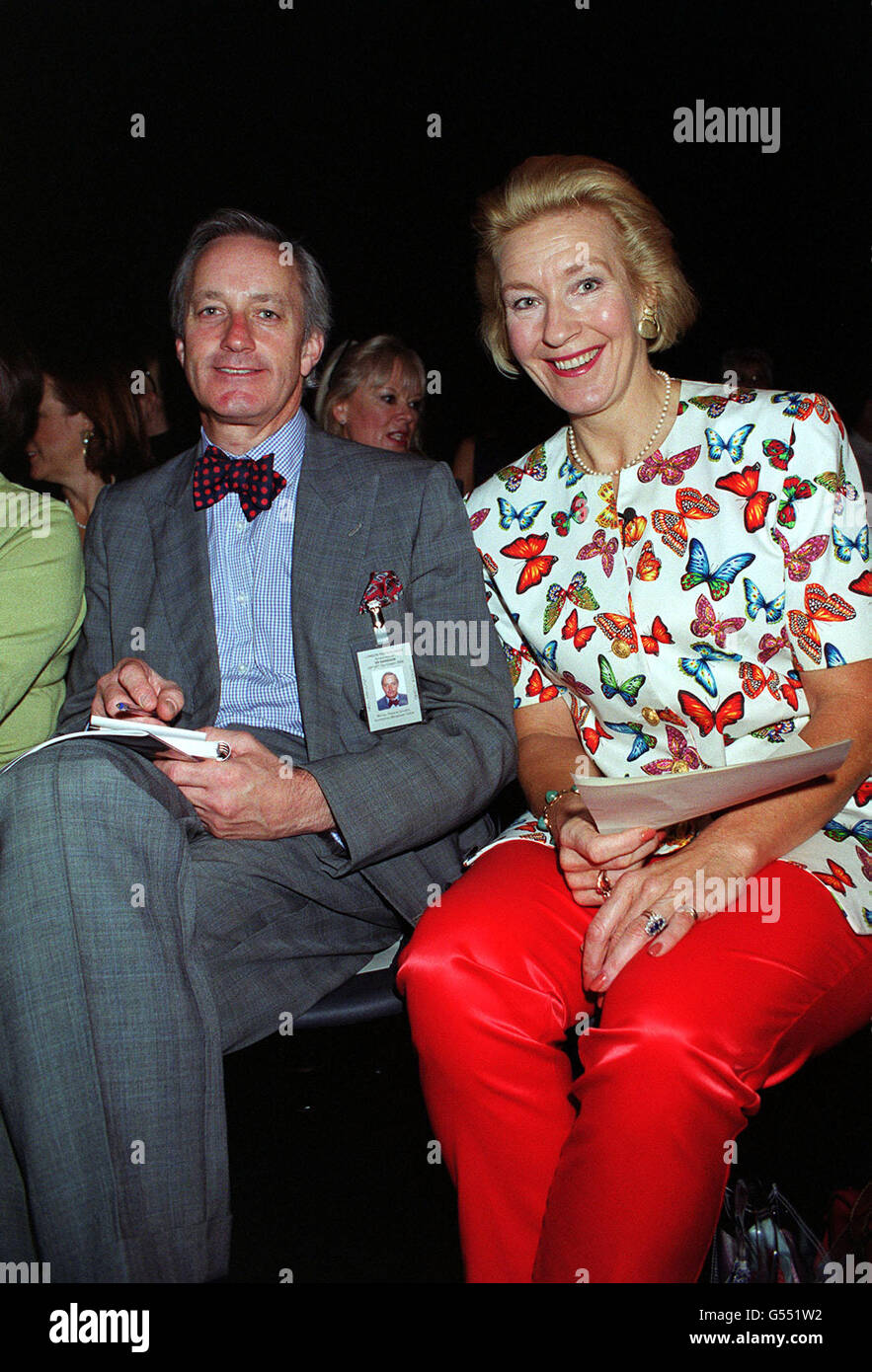 Former Conservative MP Neil Hamilton with his wife Christine at the ...