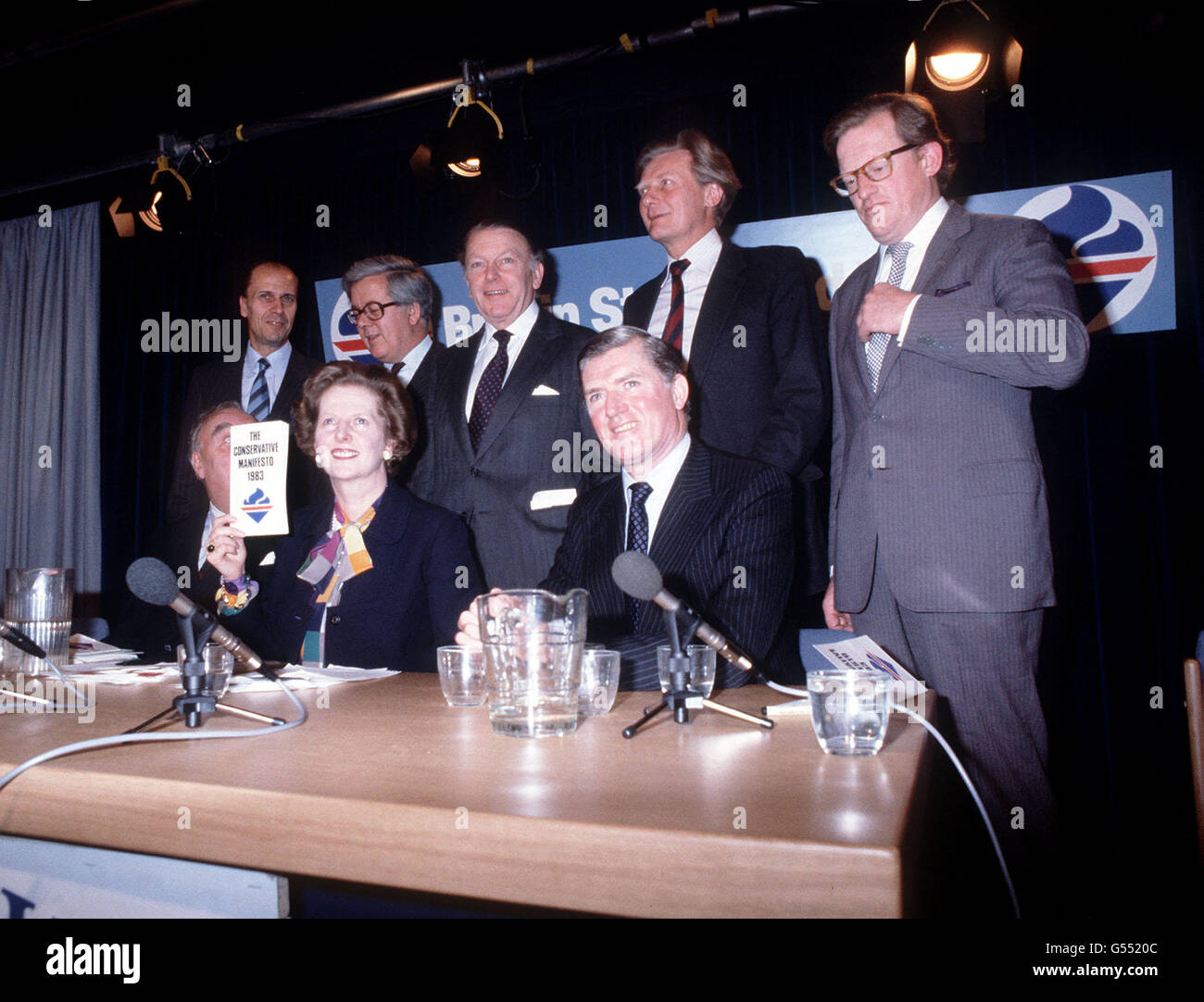 Thatcher manifesto 1983 Stock Photo - Alamy