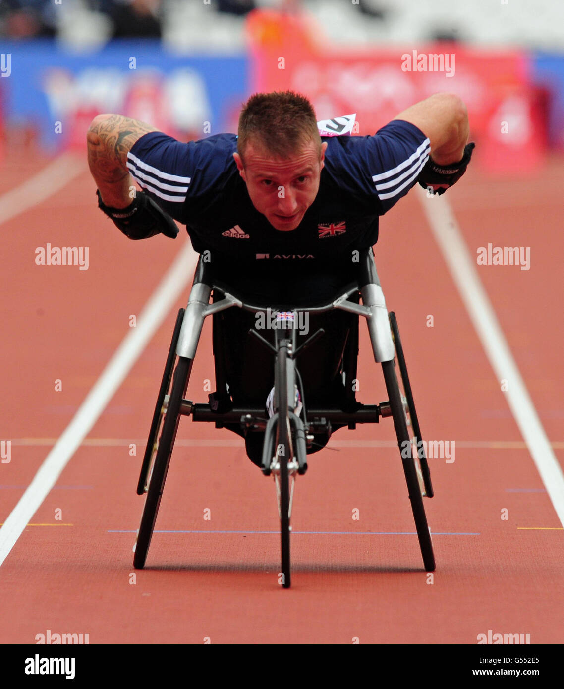 Paralympics - London Disability Grand Prix - Olympic Stadium Stock ...