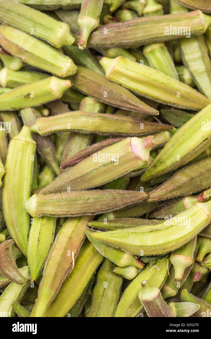 Okra market hi-res stock photography and images - Alamy