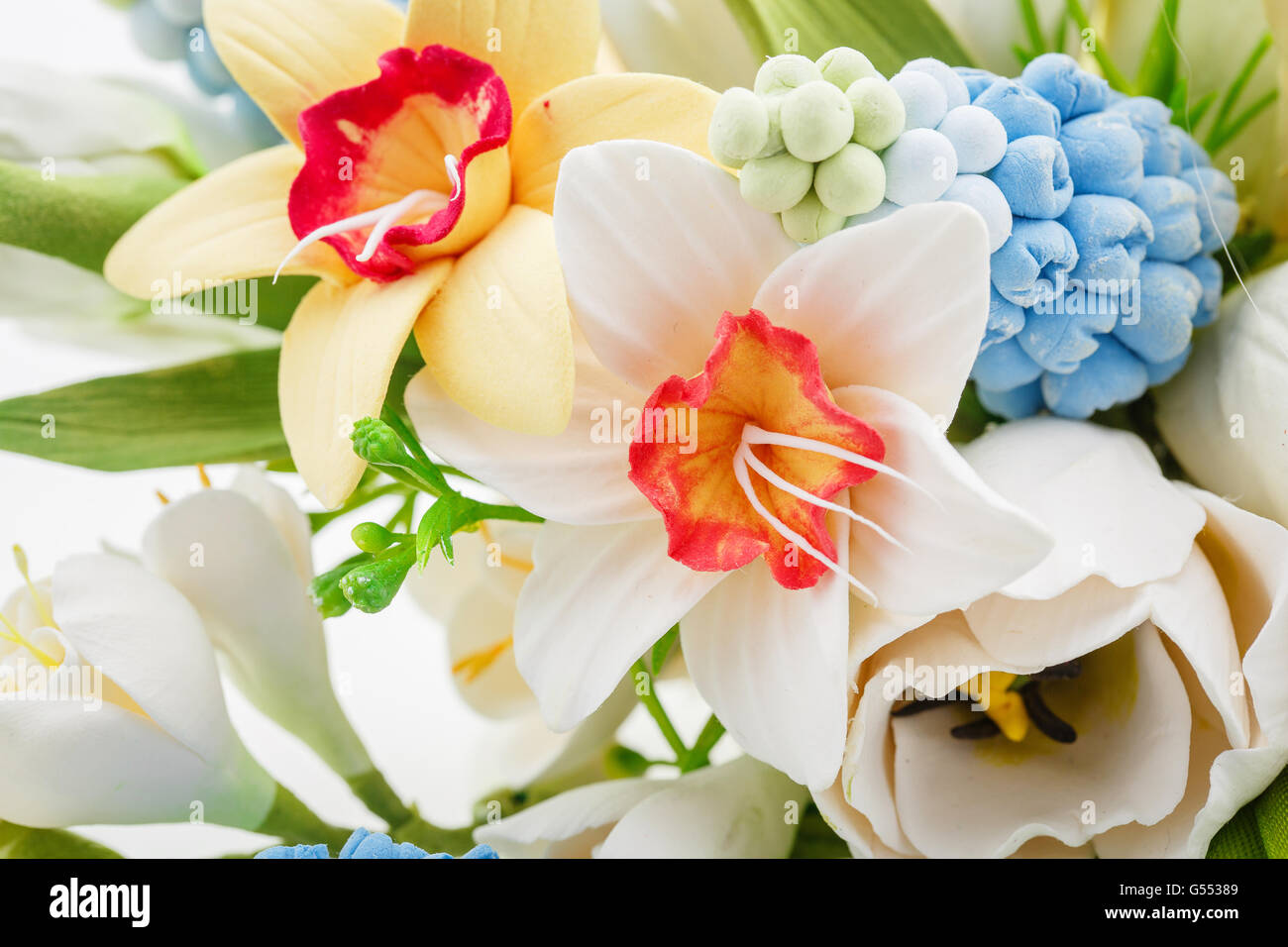 Beautiful spring flower bouquet Stock Photo - Alamy