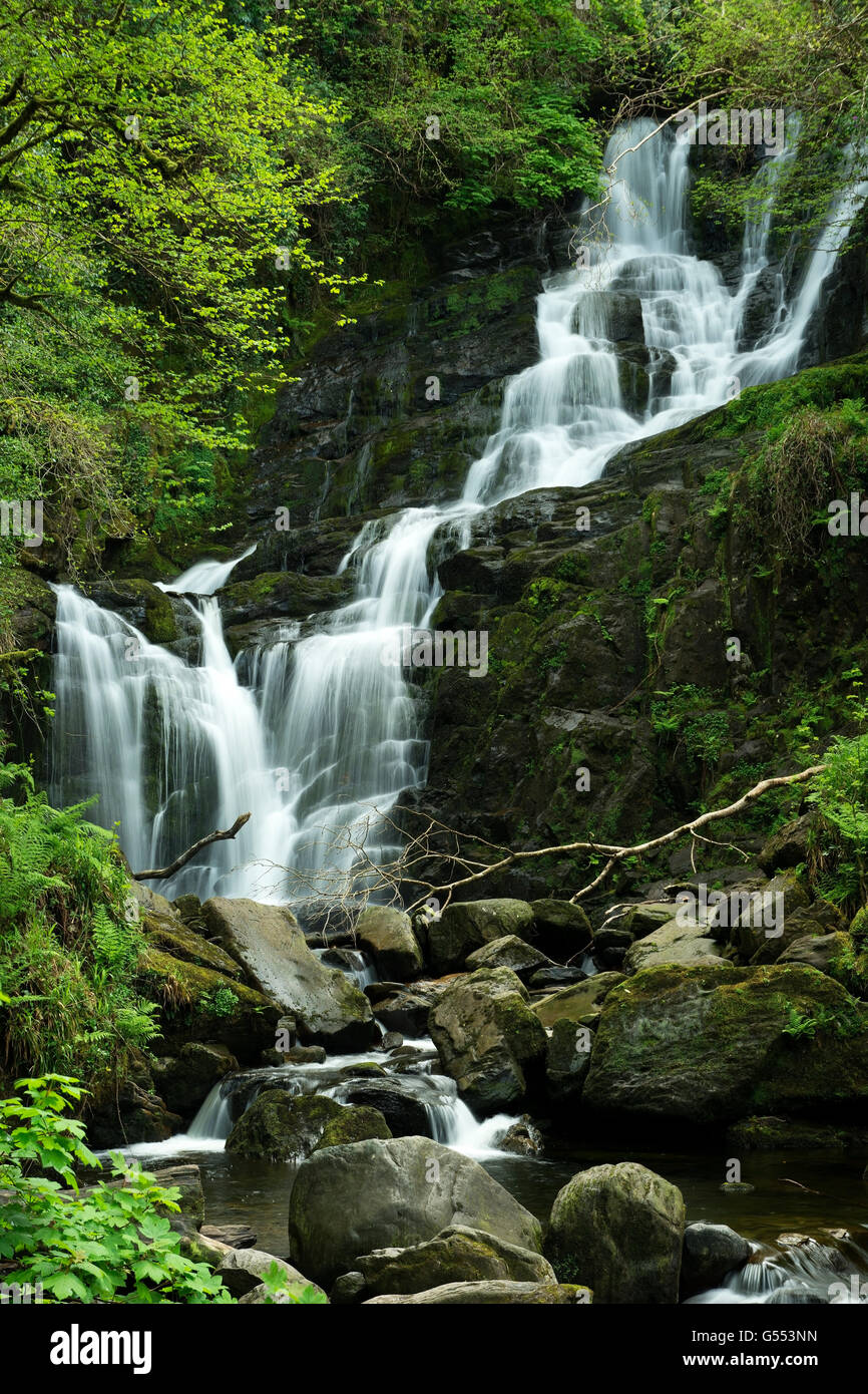 Waterfall in Ireland (Kerry country Stock Photo - Alamy