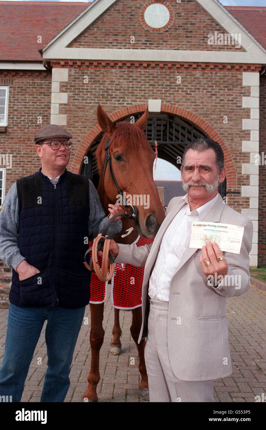 Coolground winning punter Stock Photo - Alamy