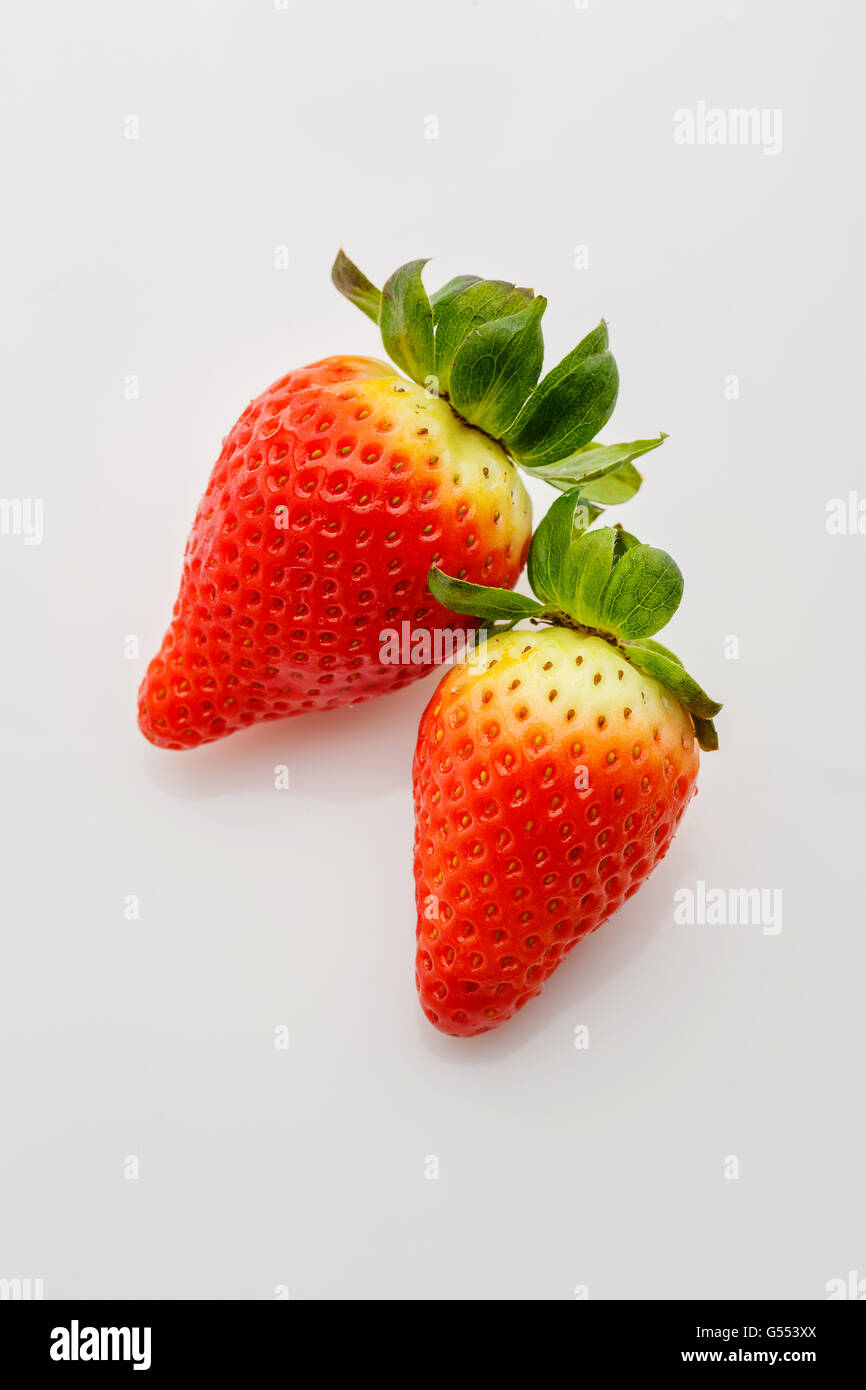 Closeup fully ripe strawberry hi-res stock photography and images - Alamy