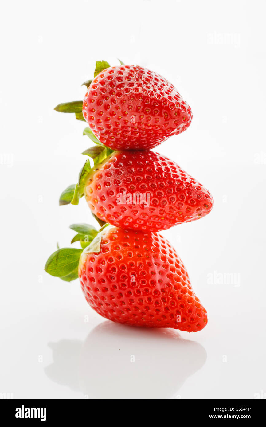 Closeup of fresh strawberries Stock Photo - Alamy