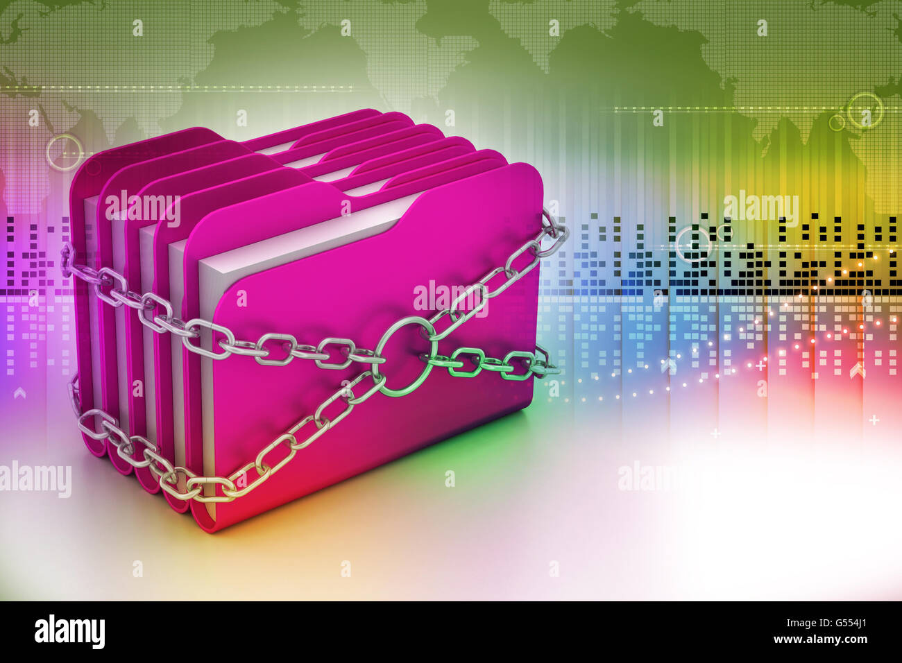 folder locked by chains Stock Photo - Alamy