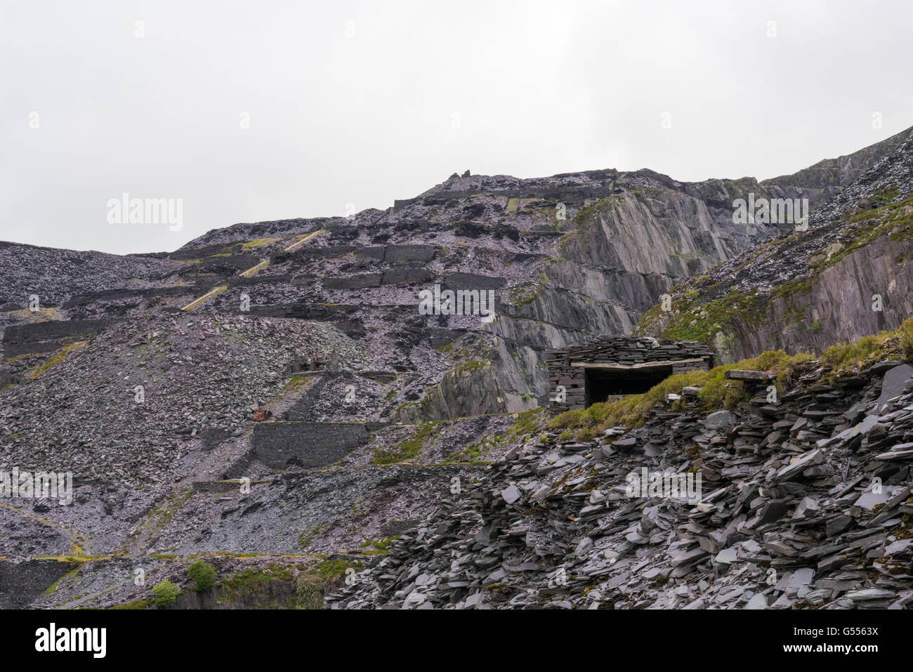 Dinorwig Slate Quarry Stock Photo - Alamy