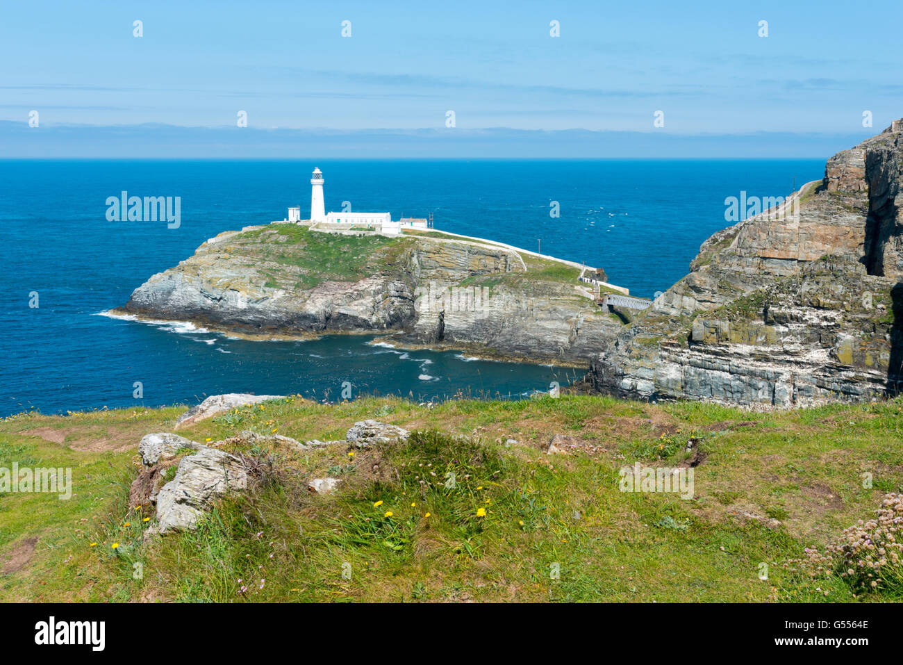 South Stack Lighthouse Stock Photo - Alamy