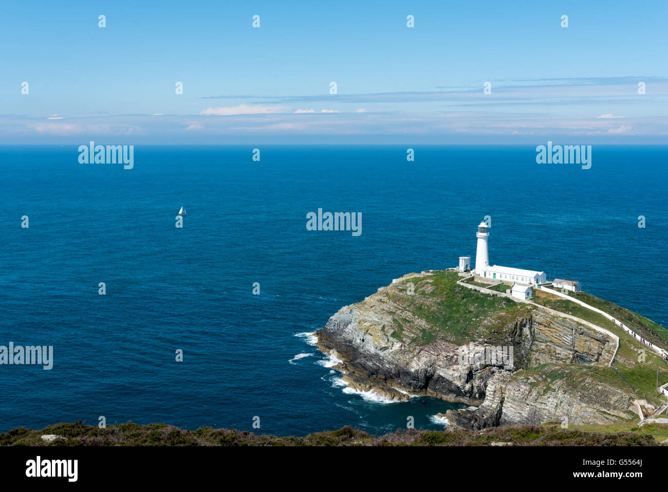 South Stack Lighthouse Stock Photo - Alamy